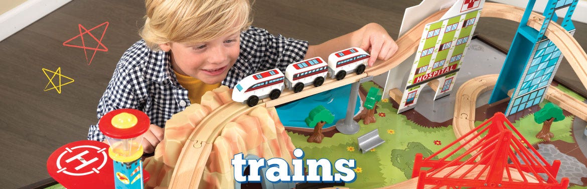 Trains for Kids | Childrens Train Set | KidKraft CA